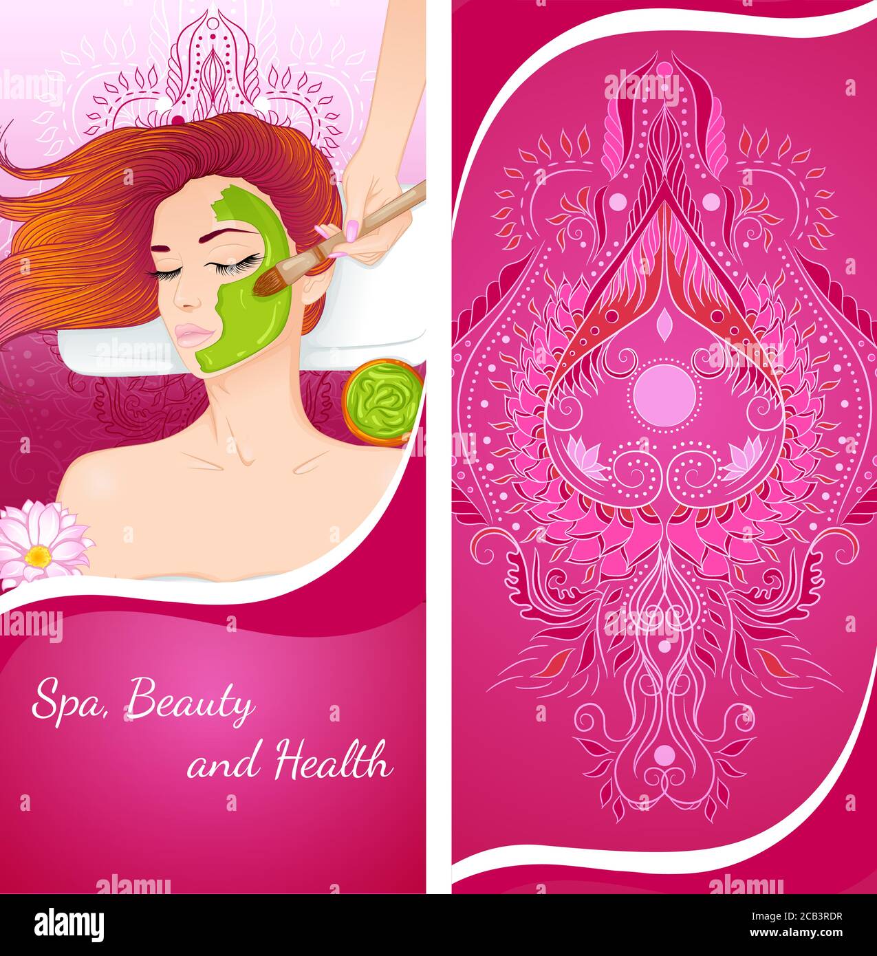 Apply face mask Stock Vector Images - Alamy