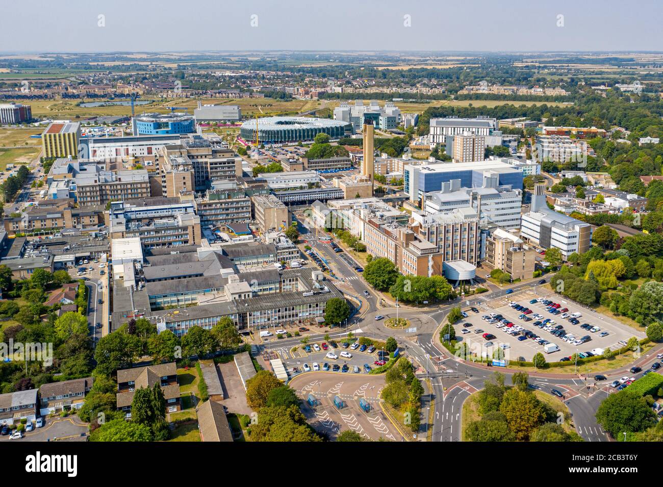 Stock Picture dated August 10th shows an aerial view of The Cambridge ...