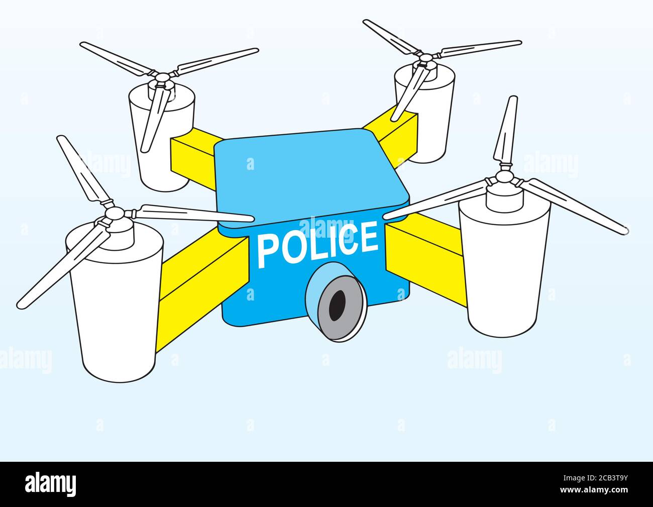 Police drone. Law enforcement drones, police drone use. Drone ...