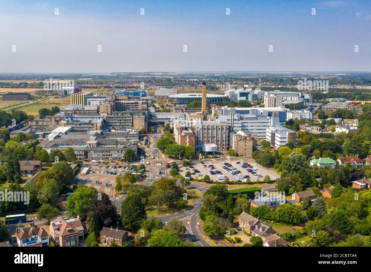 Stock Picture dated August 10th shows an aerial view of The Cambridge ...