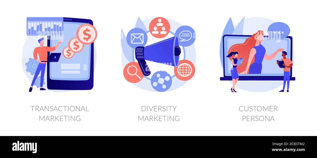 Marketing strategies abstract concept vector illustrations Stock Vector ...