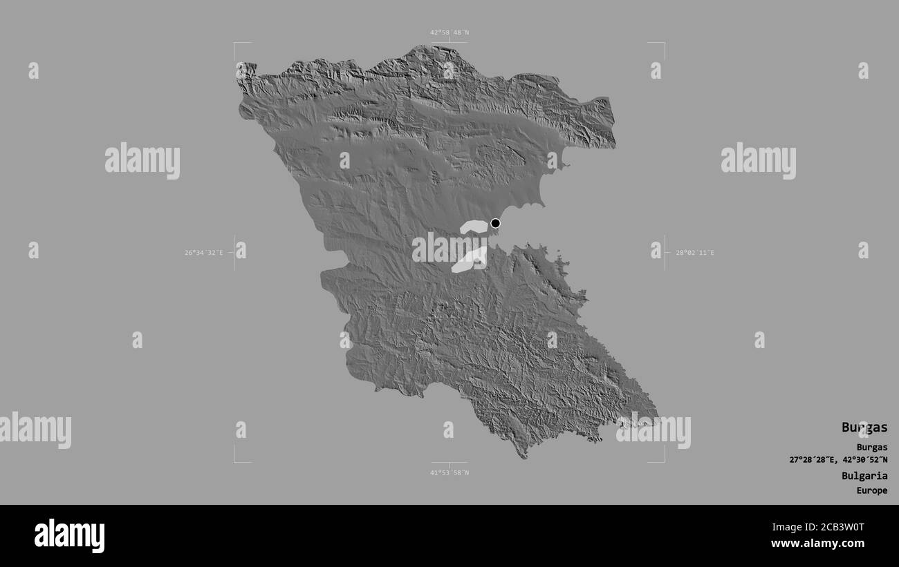 Map of burgas Black and White Stock Photos & Images - Alamy