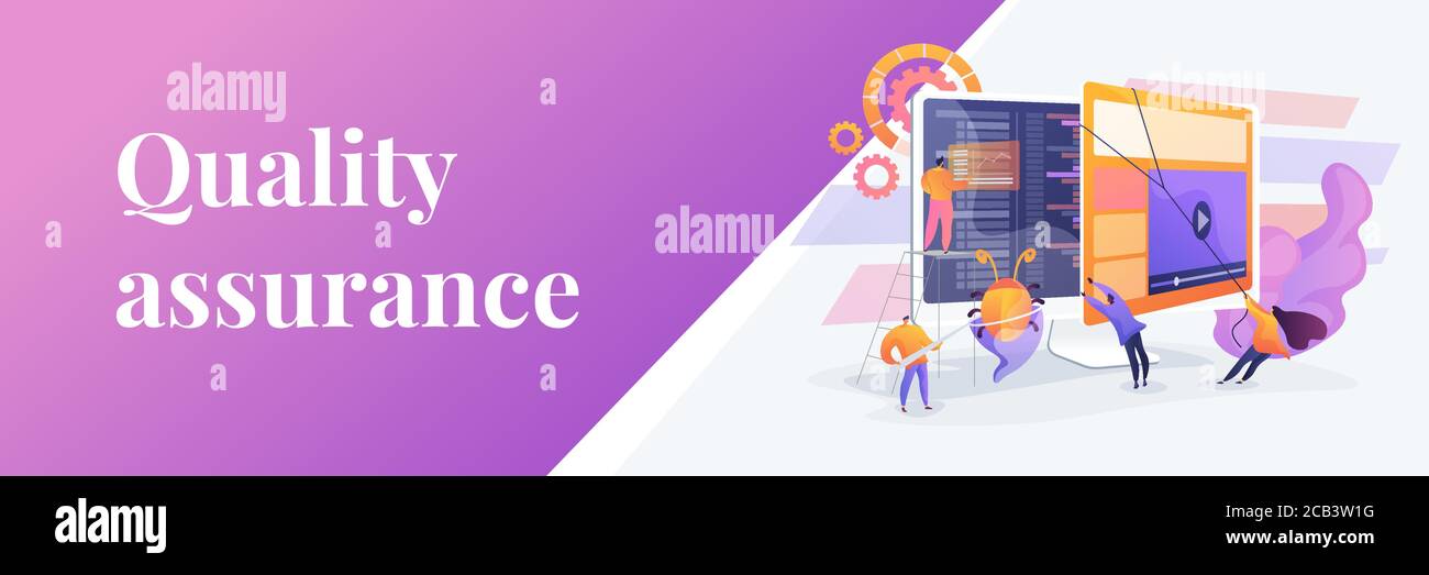Software testing concept banner header Stock Vector Image & Art - Alamy
