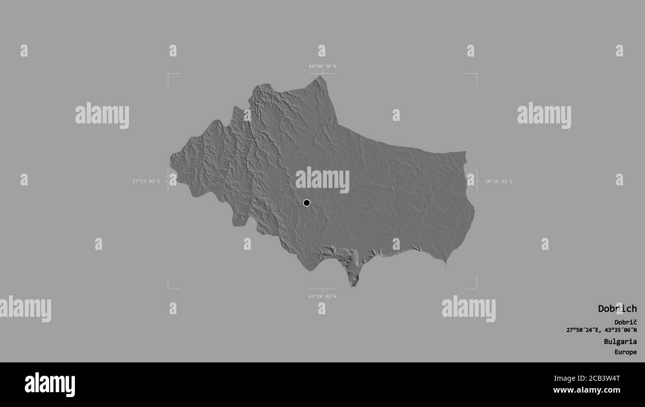 Dobrich on a map hi-res stock photography and images - Alamy
