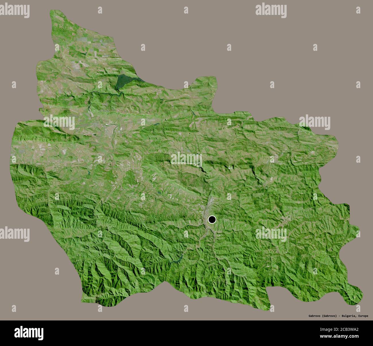 Gabrovo province map hi-res stock photography and images - Alamy