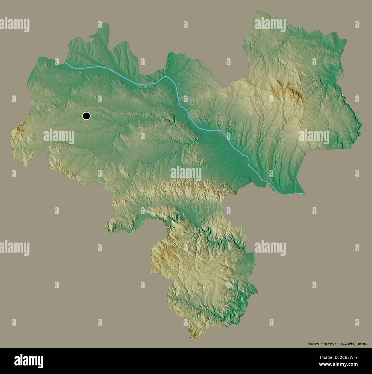 Haskovo province map hi-res stock photography and images - Alamy