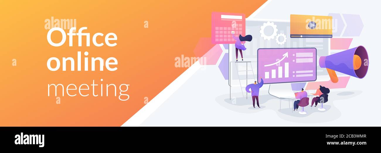 Digital presentation concept banner header Stock Vector Image & Art - Alamy