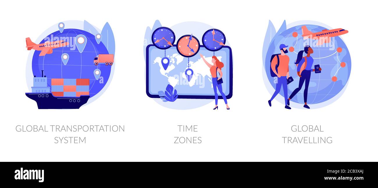 International business coordination abstract concept vector ...