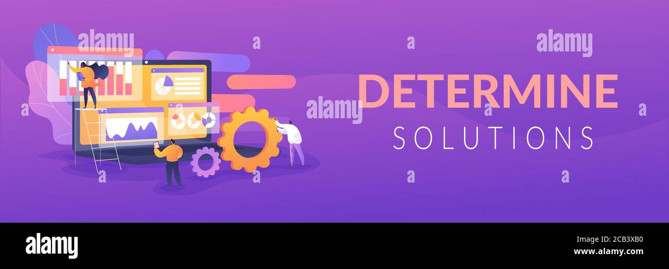 Business analysis concept banner header Stock Vector Image & Art - Alamy