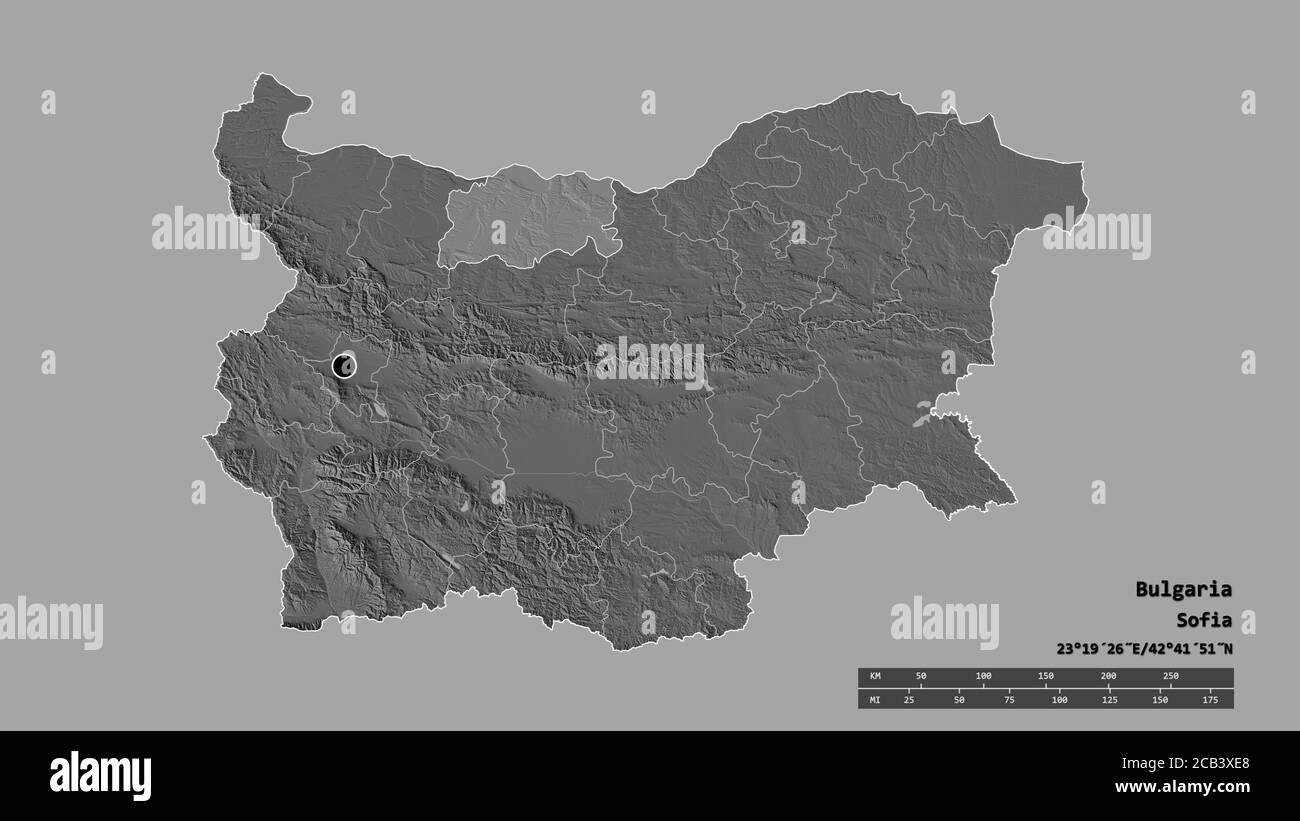 Map of pleven Black and White Stock Photos & Images - Alamy