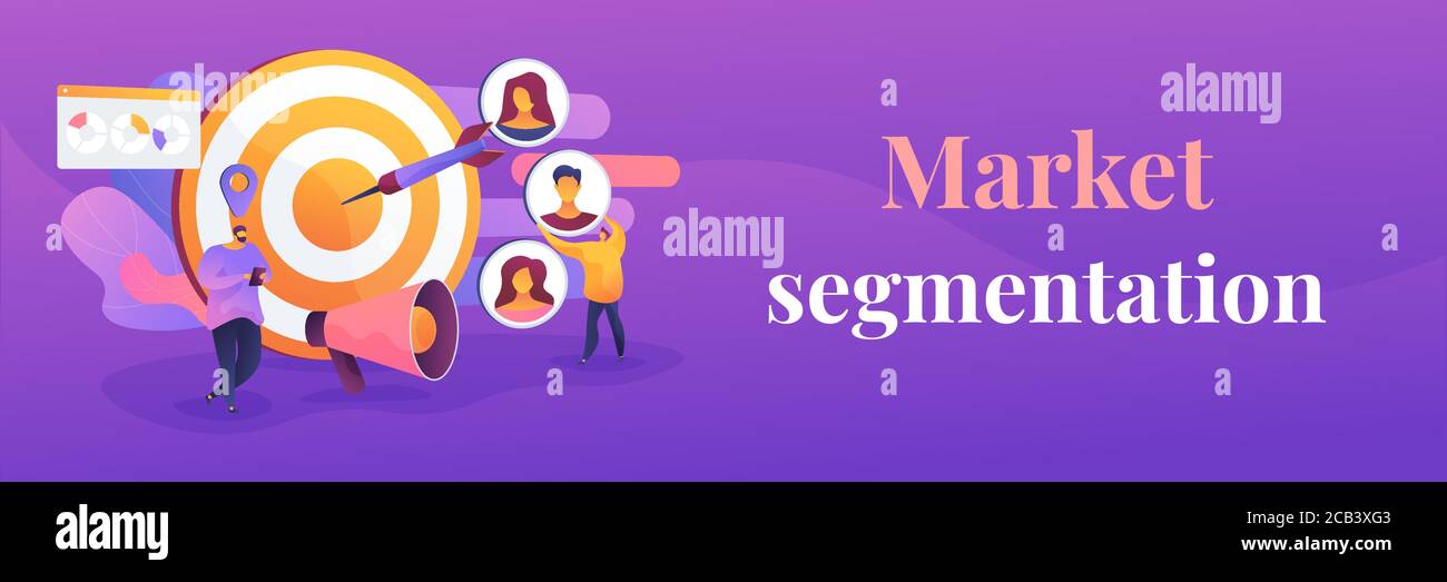 Target audience concept banner header Stock Vector Image & Art - Alamy