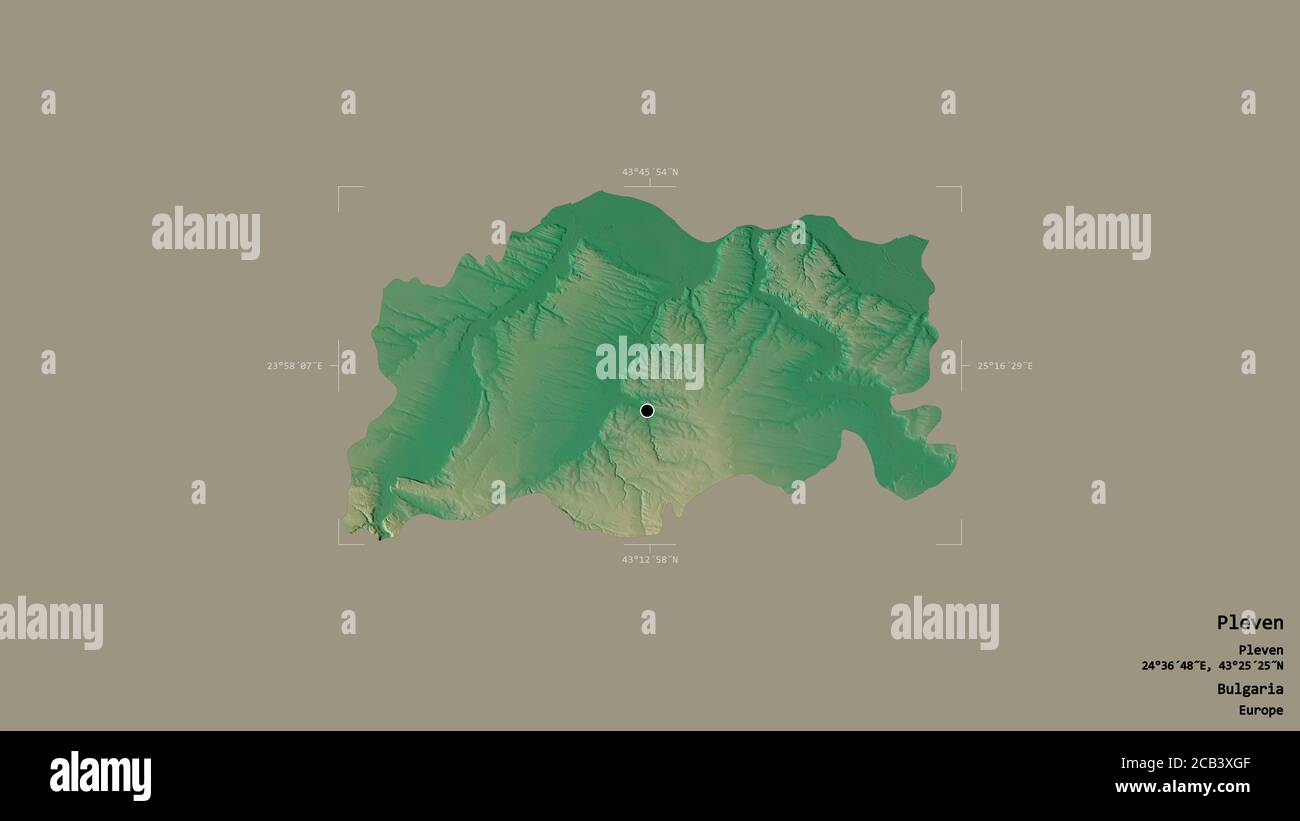 Pleven on a map hi-res stock photography and images - Alamy