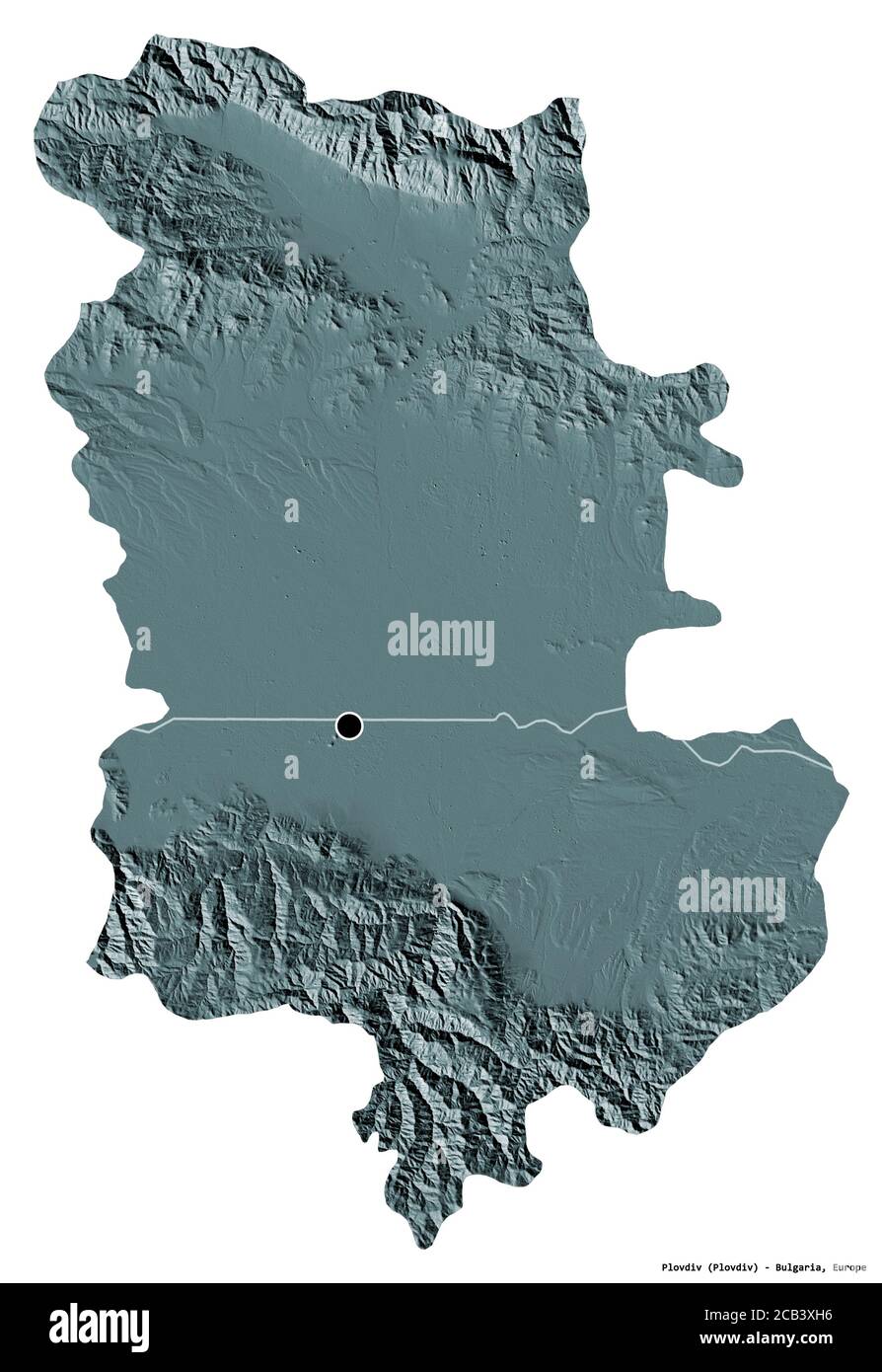 Plovdiv map Cut Out Stock Images & Pictures - Alamy