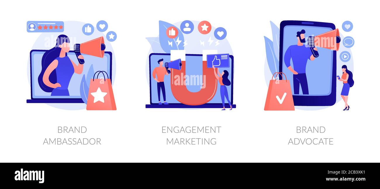 Interactive content marketing Stock Vector Images - Alamy