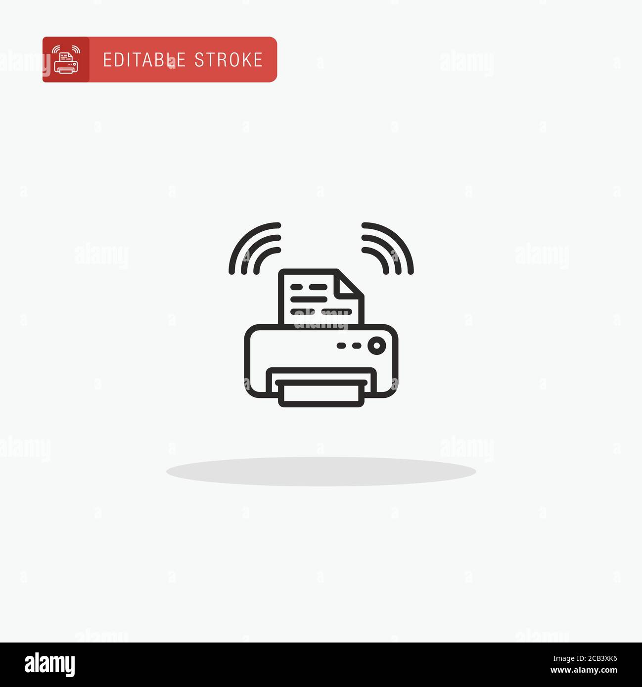 Printer icon vector. Printer icon for presentation Stock Vector Image ...