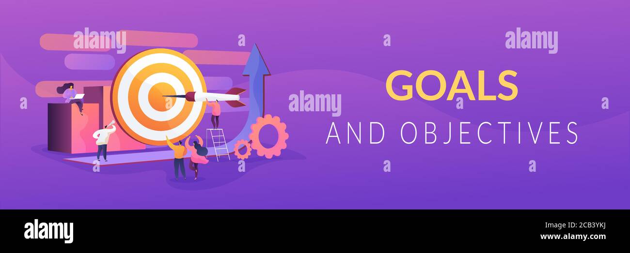 Setting objectives Stock Vector Images - Alamy