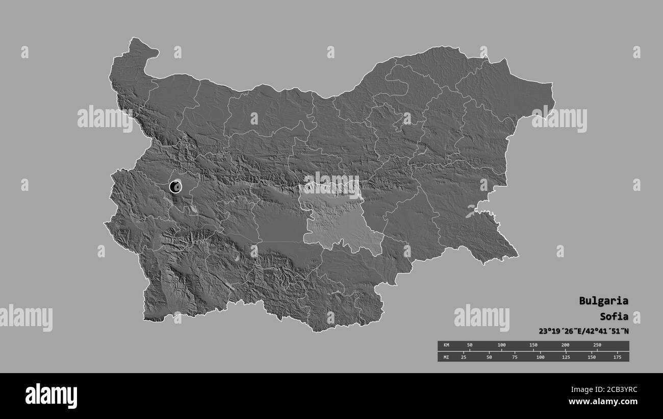Stara zagora map Black and White Stock Photos & Images - Alamy