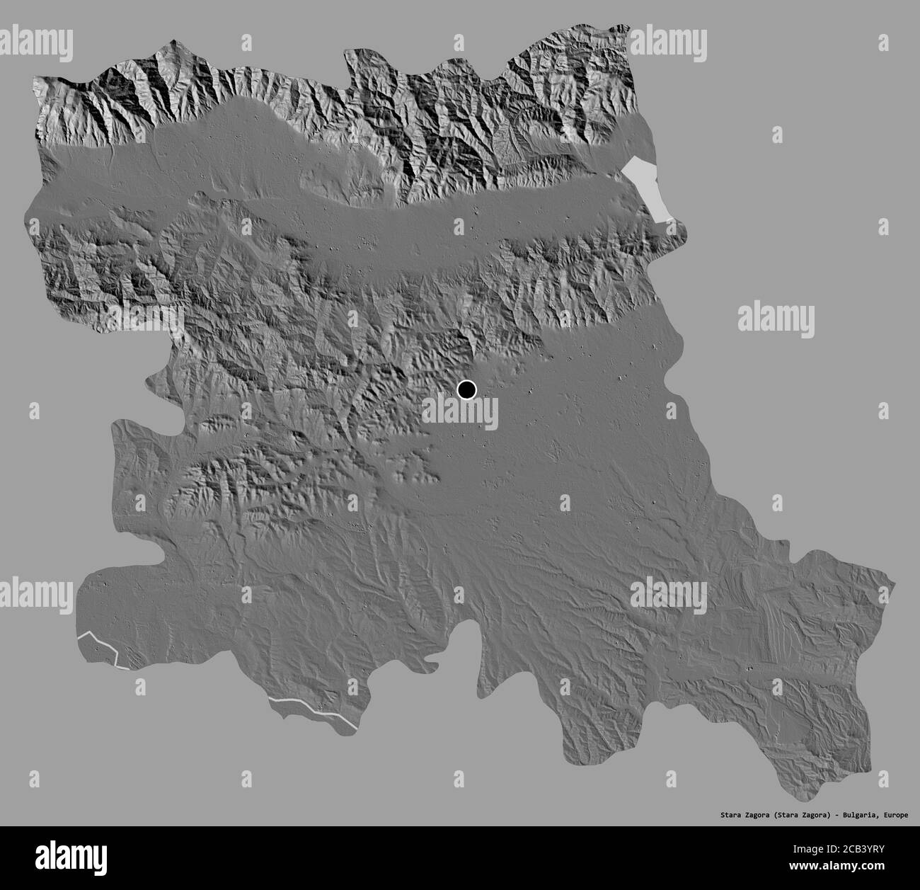 Map of stara zagora Black and White Stock Photos & Images - Alamy