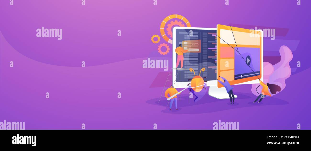 Software development process text Stock Vector Images - Alamy