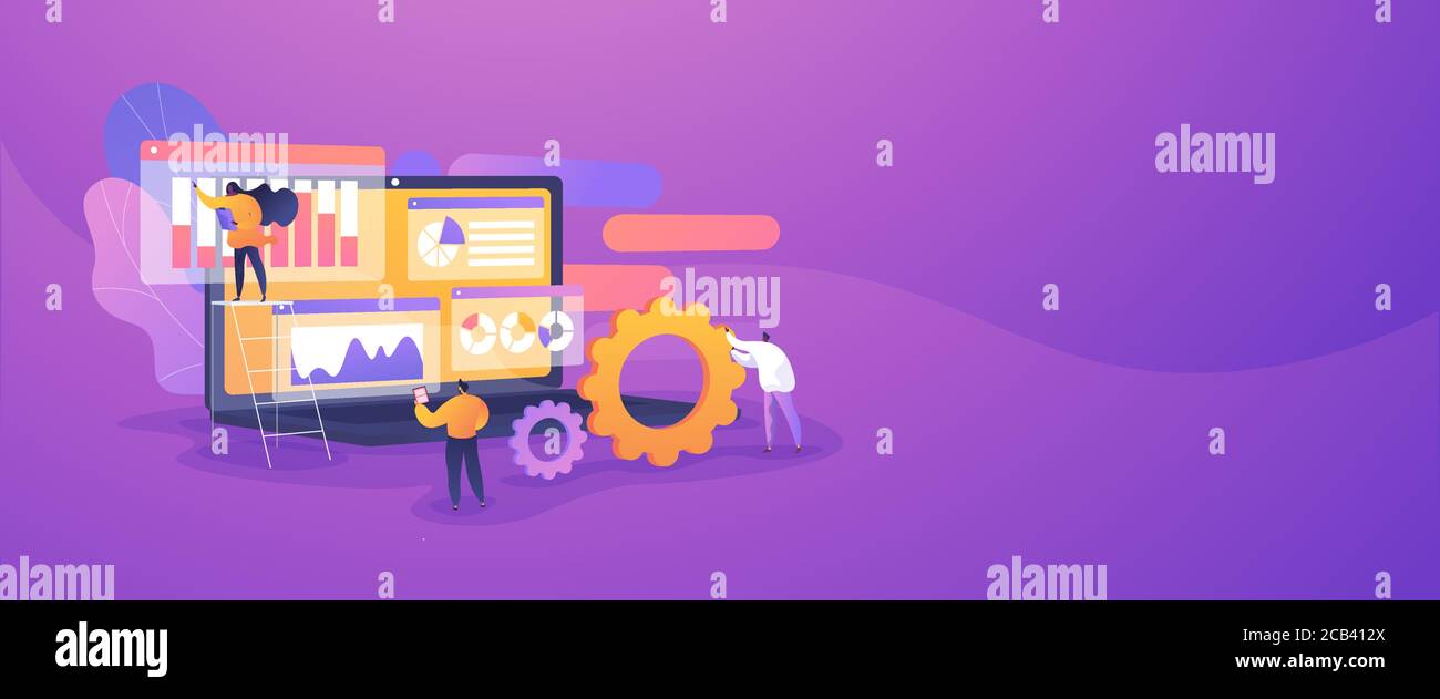 Business analysis concept banner header Stock Vector Image & Art - Alamy