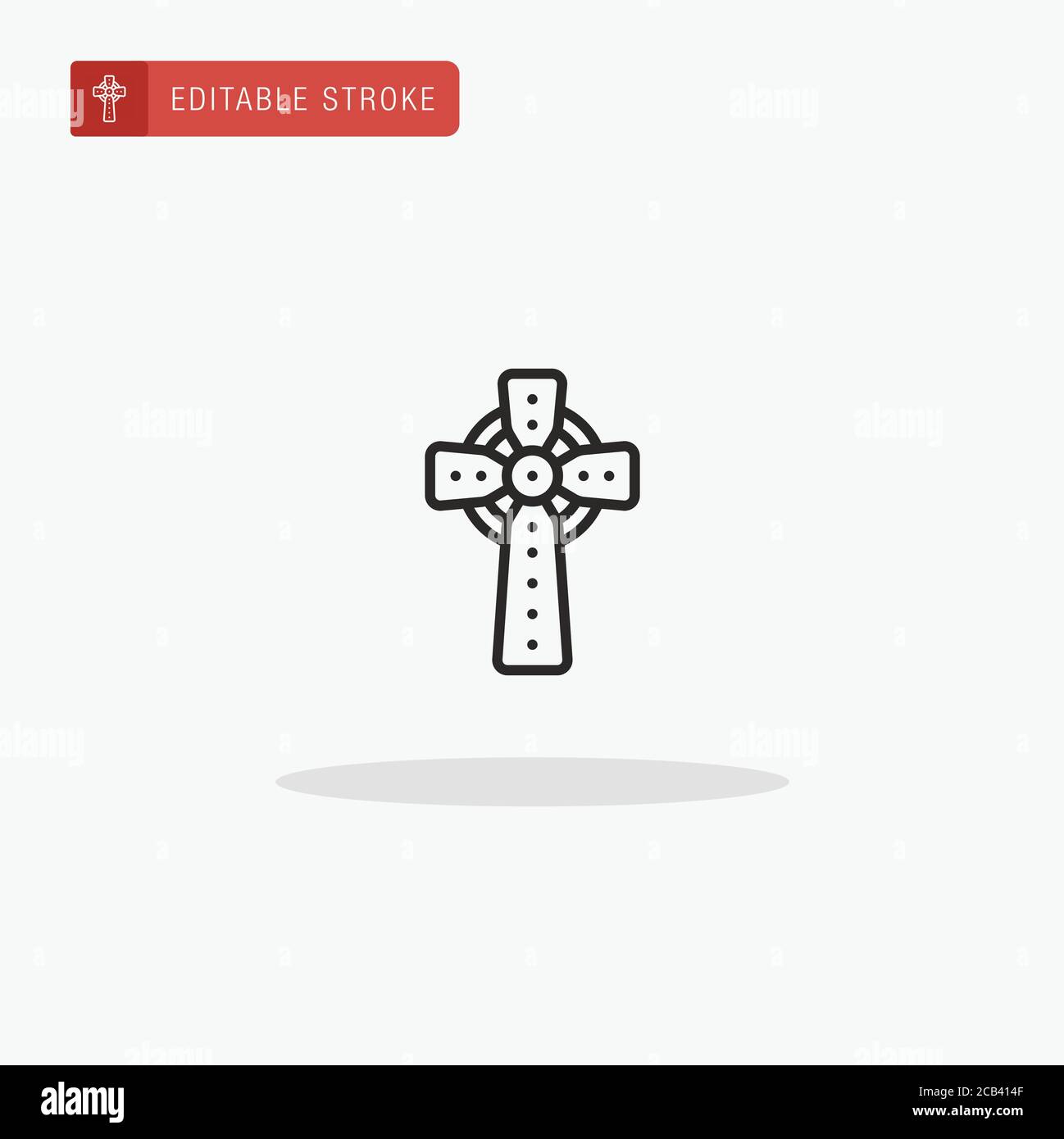 Cross icon vector. Cross icon for presentation Stock Vector Image & Art ...