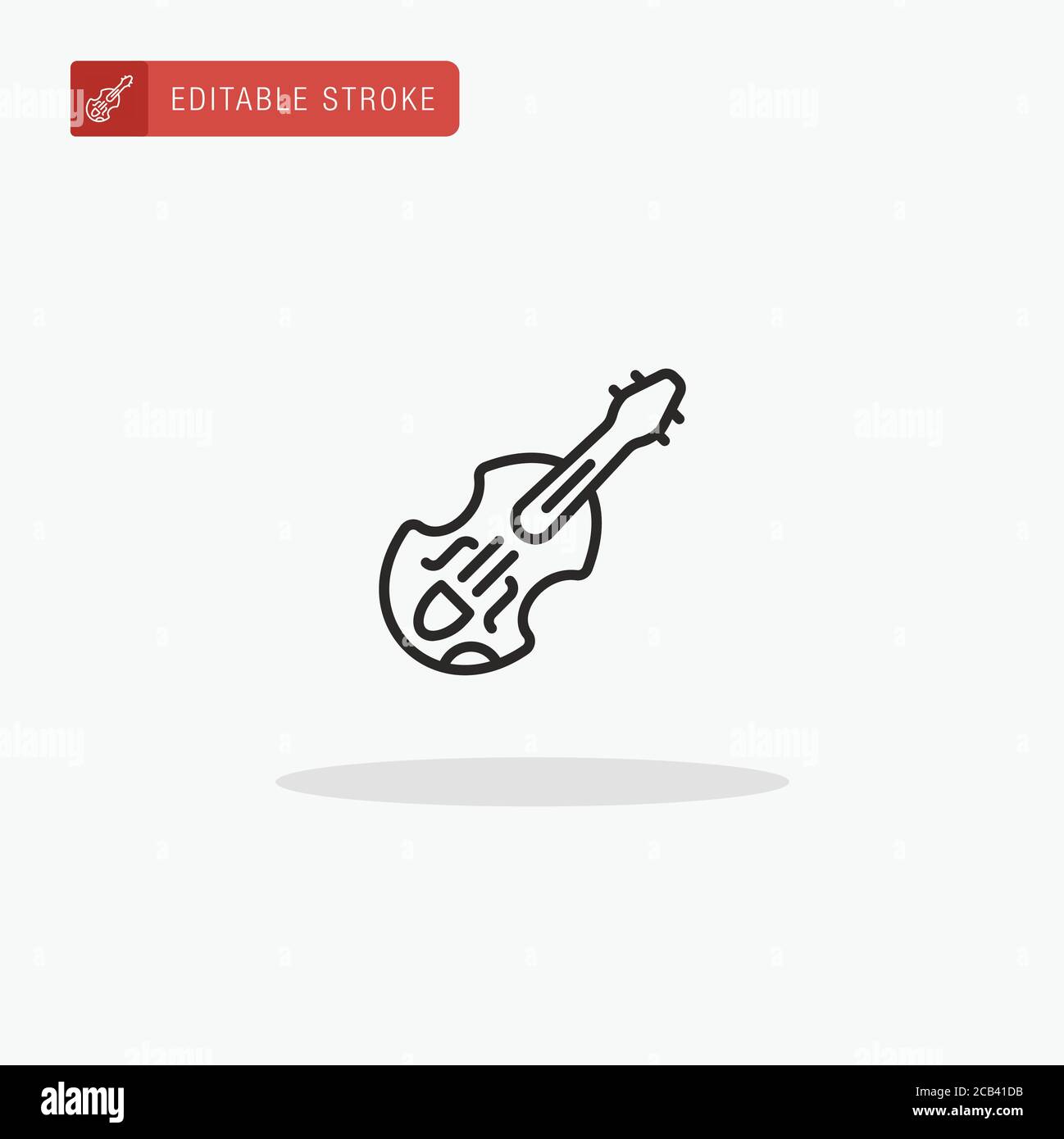 Violin icon vector. Violin icon for presentation Stock Vector Image ...