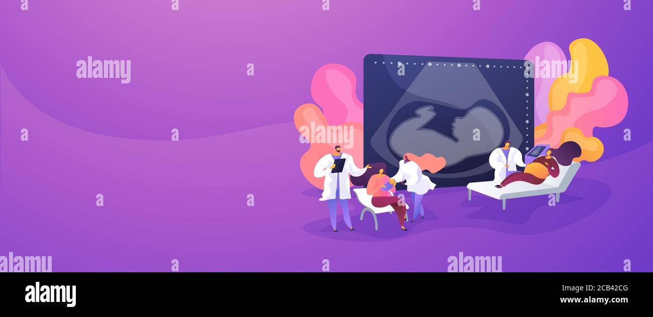 Maternity services concept banner header Stock Vector Image & Art - Alamy