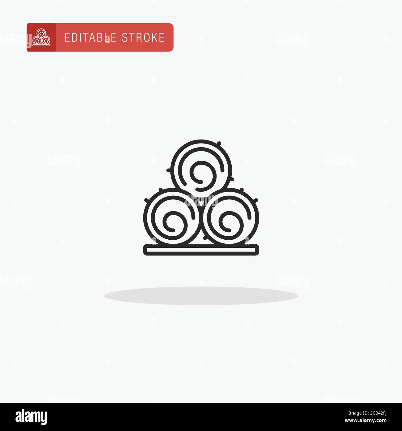 Hay icon vector. Hay icon for presentation Stock Vector Image & Art - Alamy