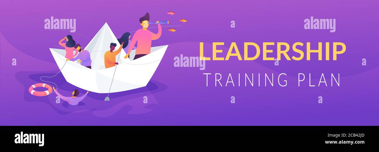 Leadership web banner concept Stock Vector Image & Art - Alamy
