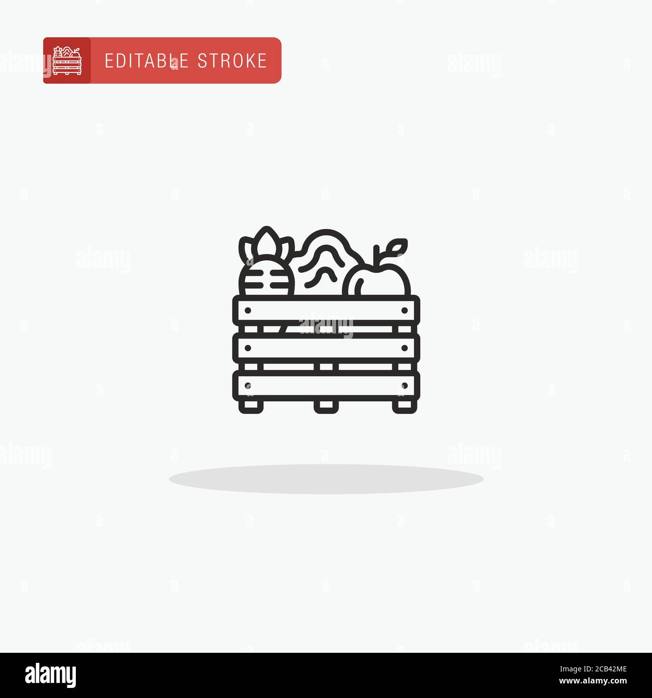 Crate icon vector. Crate icon for presentation Stock Vector Image & Art ...