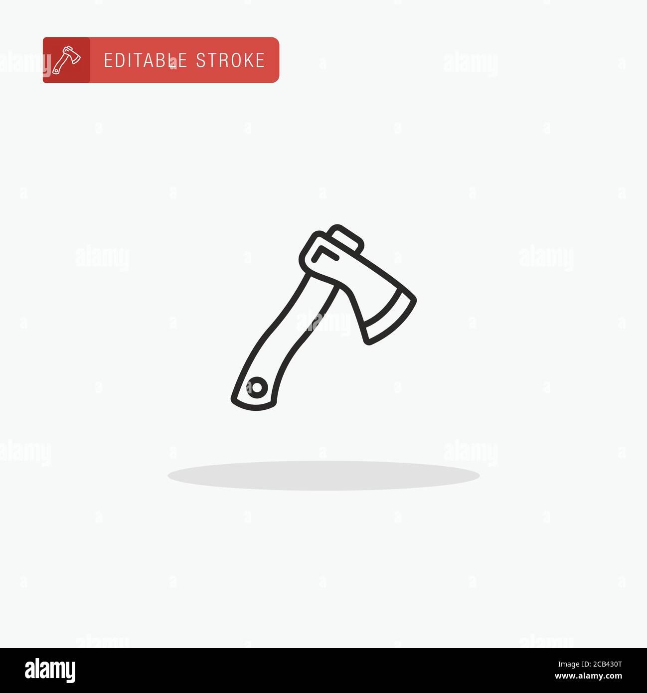 Hatchet icon vector. Hatchet icon for presentation Stock Vector Image ...