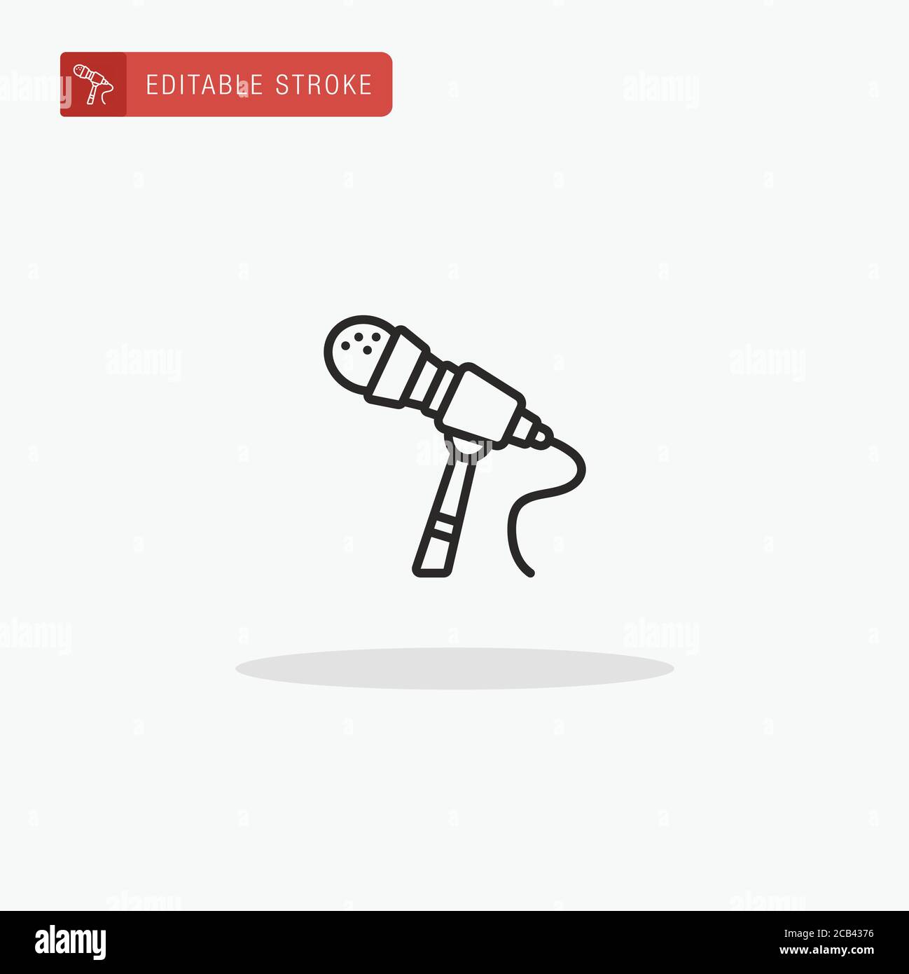 Microphone icon vector. Microphone icon for presentation Stock Vector ...