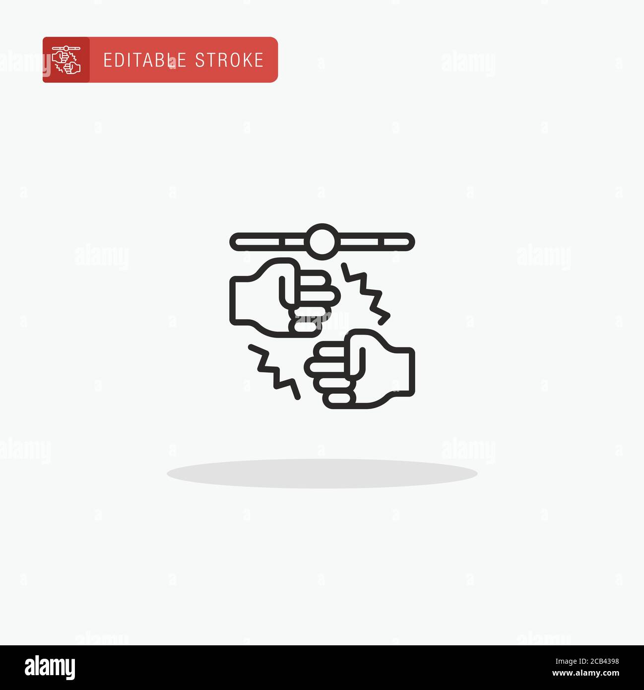 Fists icon vector. Fists icon for presentation Stock Vector Image & Art ...