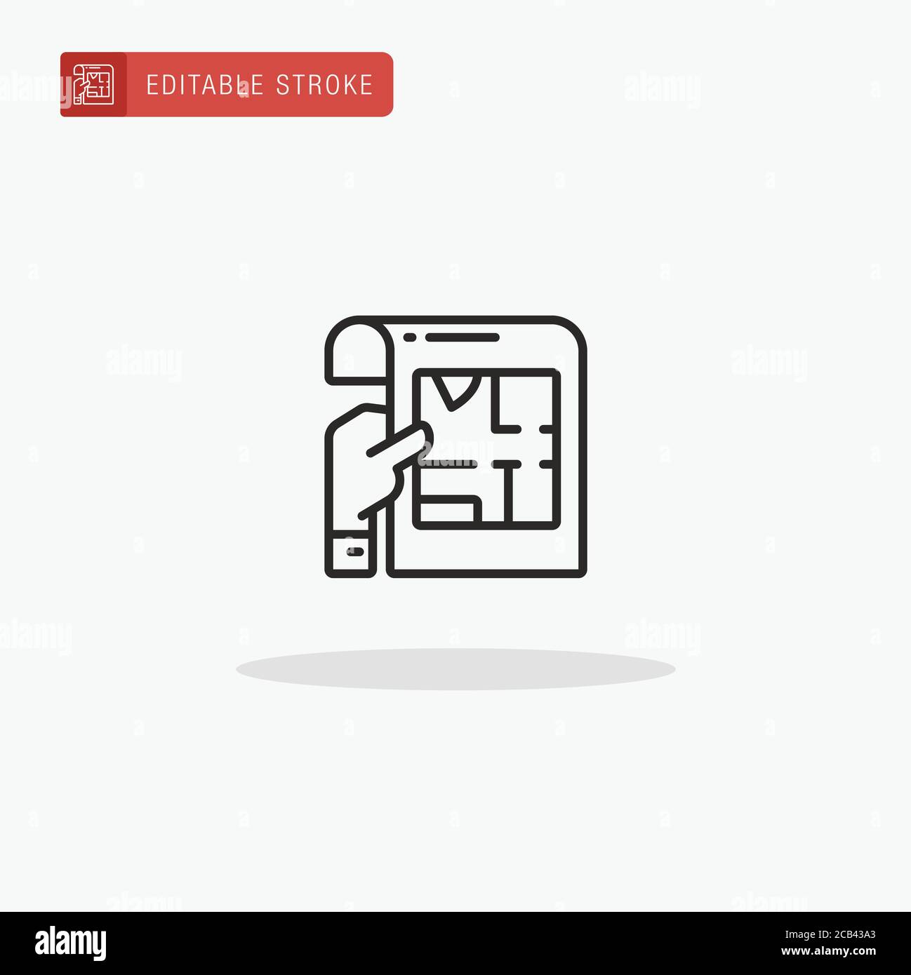 Plans icon vector. Plans icon for presentation Stock Vector Image & Art ...