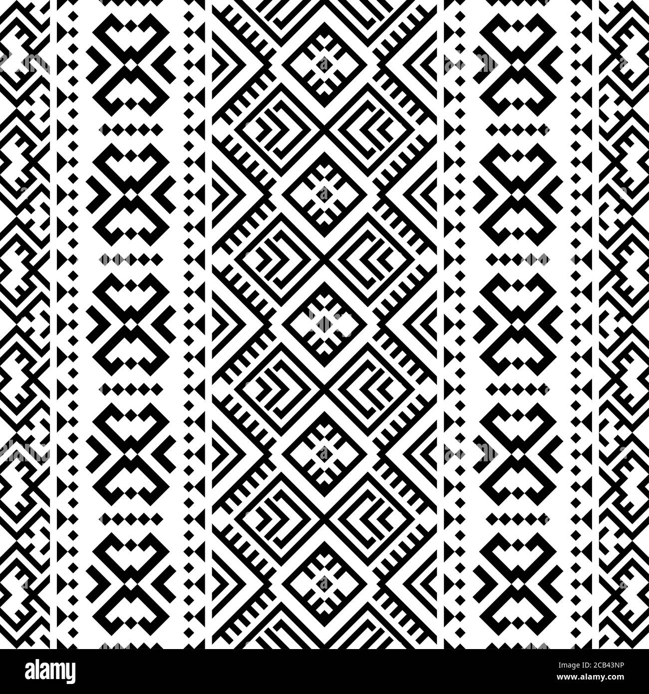 Moroccan motif pattern illustration vector in black white color Stock ...