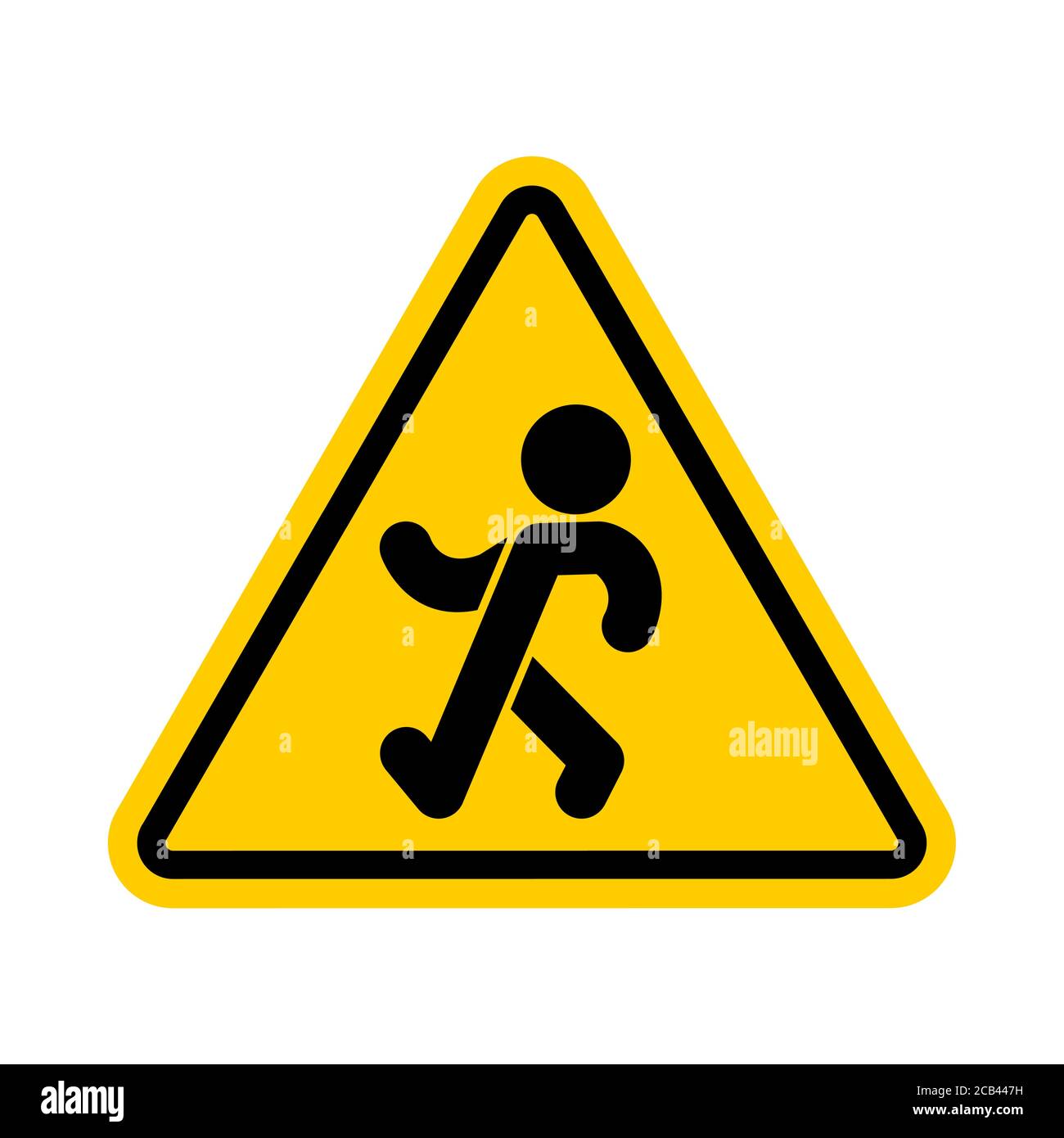 Warning promenade sign Stock Vector Images - Alamy