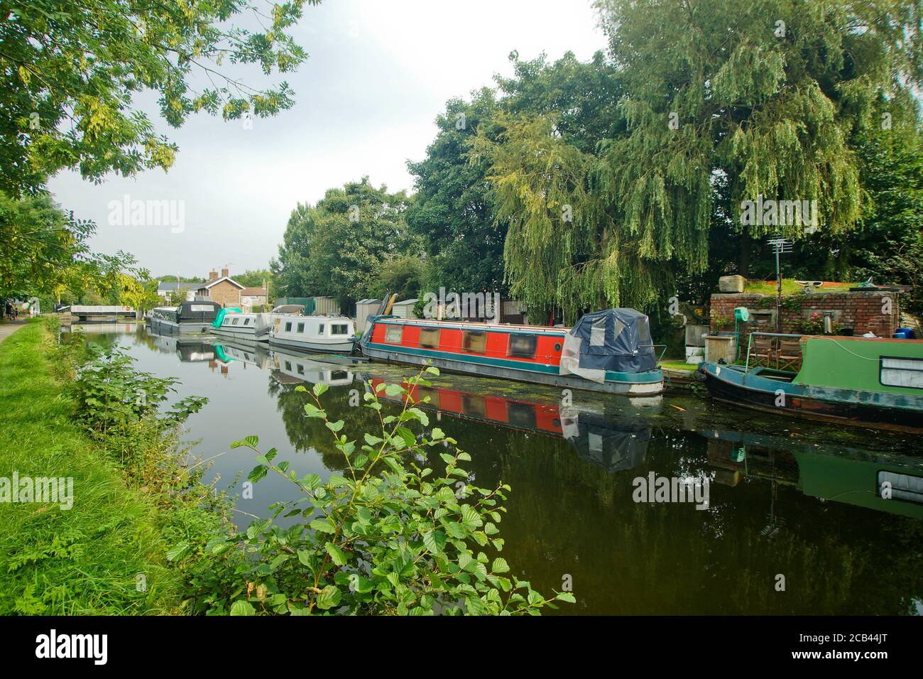 Canal in Maghull, Merseyside Stock Photo - Alamy