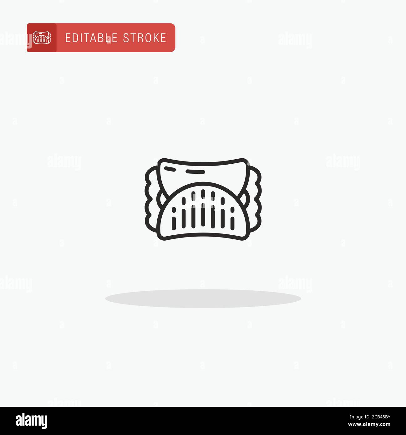 Wrap icon vector. Wrap icon for presentation Stock Vector Image & Art ...