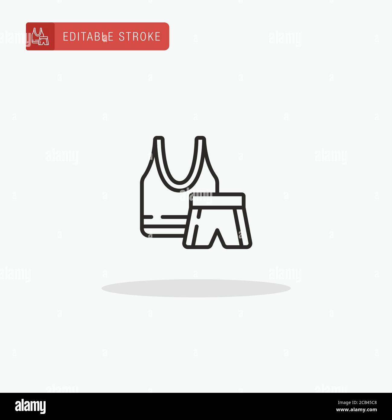 Boxing Shorts icon vector. Boxing Shorts icon for presentation Stock ...