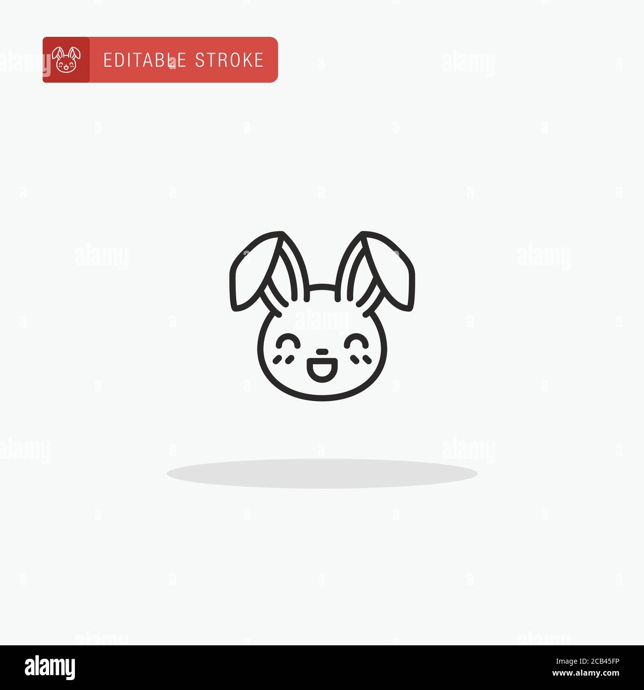 Rabbit icon vector. Rabbit icon for presentation Stock Vector Image ...