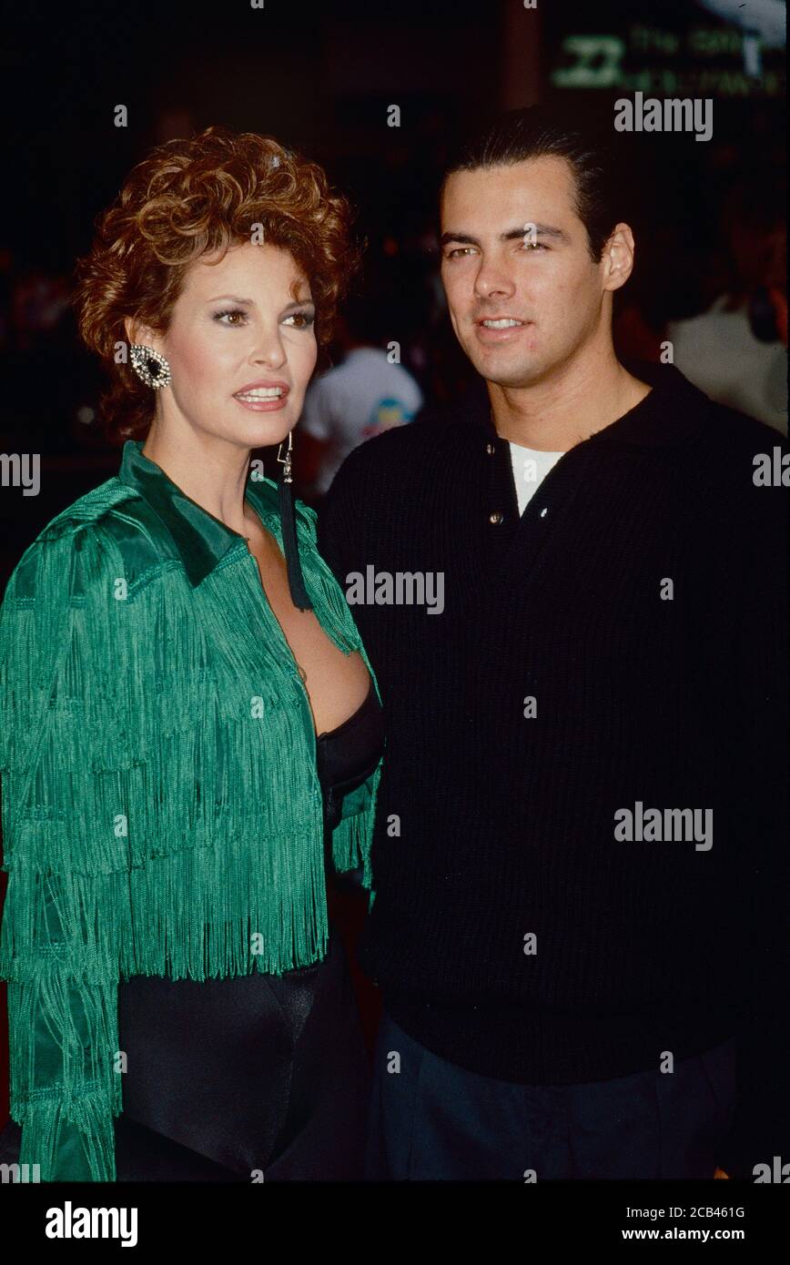Los Angeles.CA.USA. LIBRARY. Raquel Welch and son Damon Welch at the ...