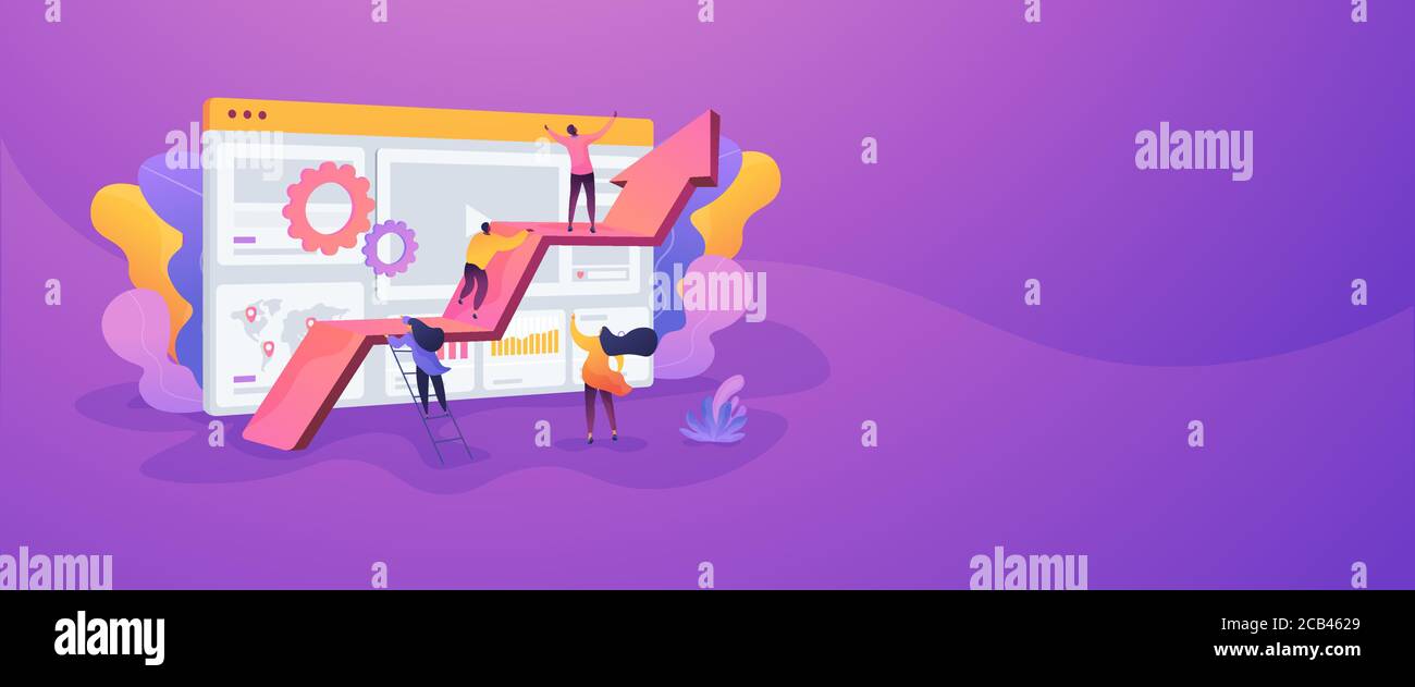 Motivation web banner concept Stock Vector Image & Art - Alamy