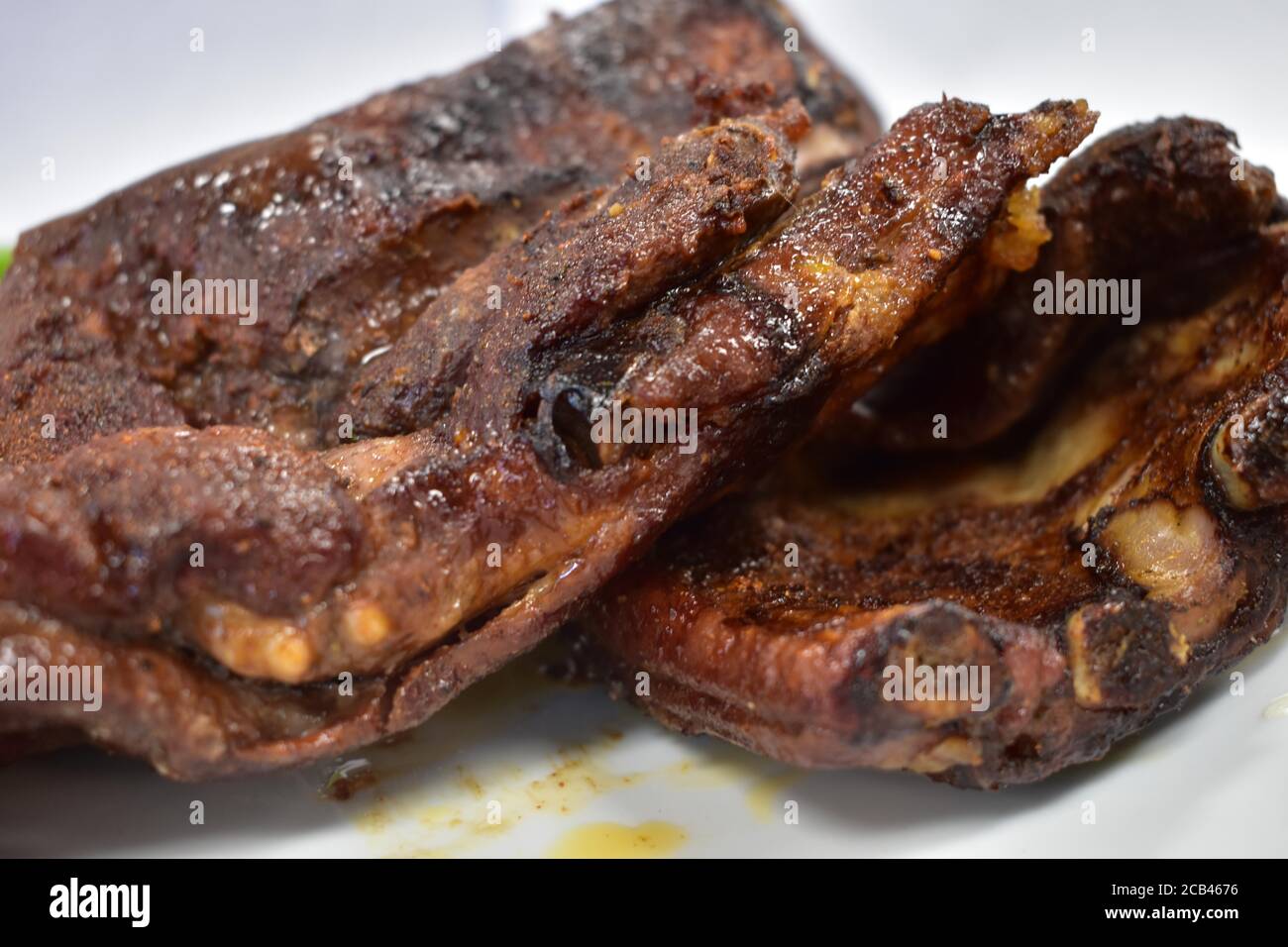 Beef rib plated meal hi-res stock photography and images - Alamy