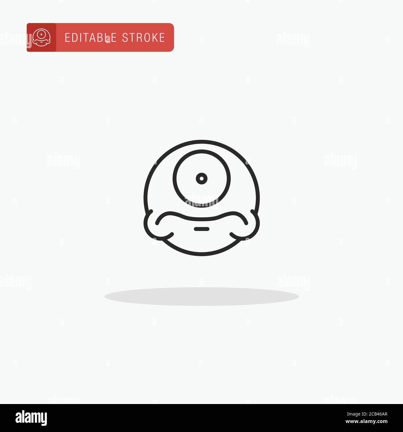 Worried icon vector. Worried icon for presentation Stock Vector Image ...