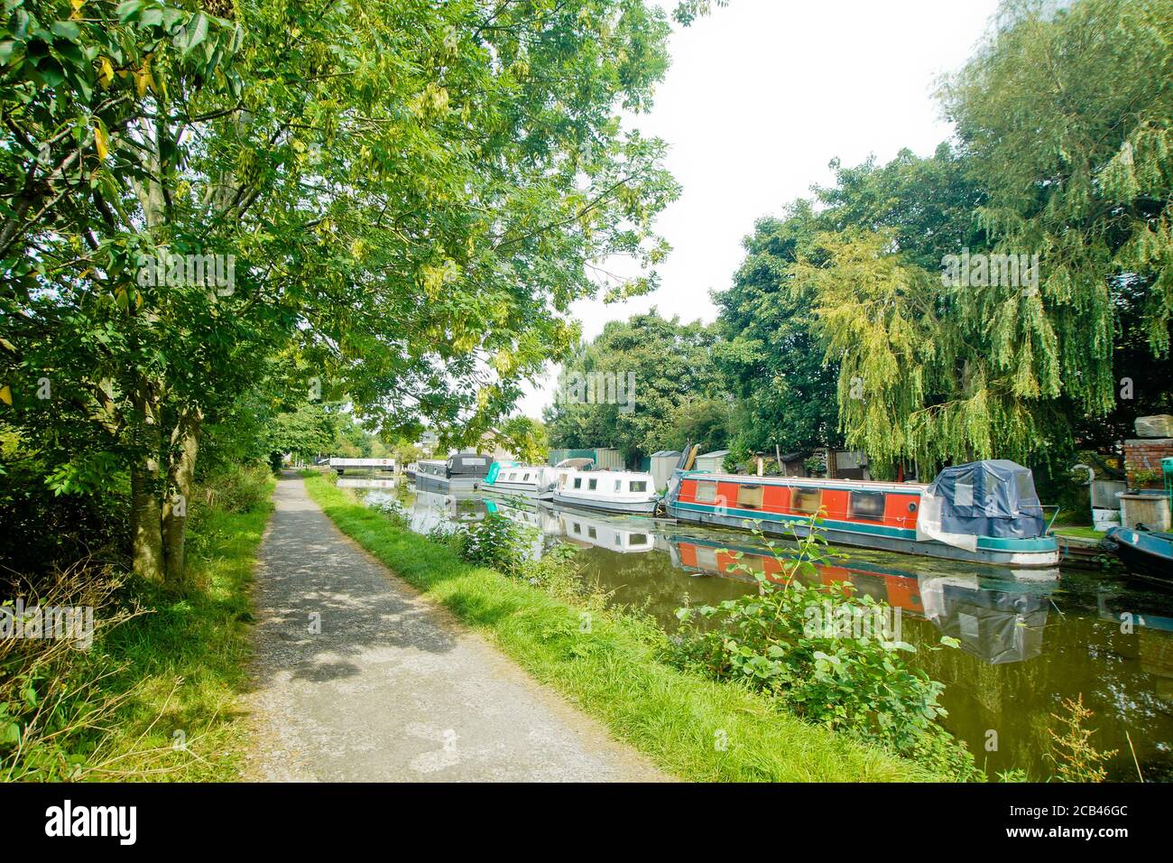 Canal in Maghull, Merseyside Stock Photo - Alamy
