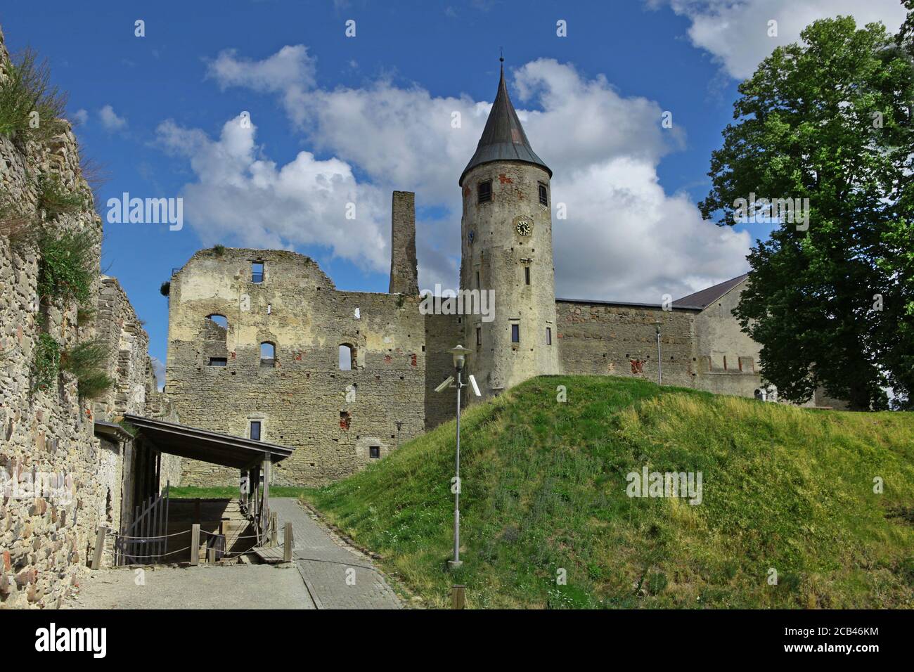 HAAPSALU, ESTONIA - July 30, 2020: Castle-museum named Haapsalu - Tower ...