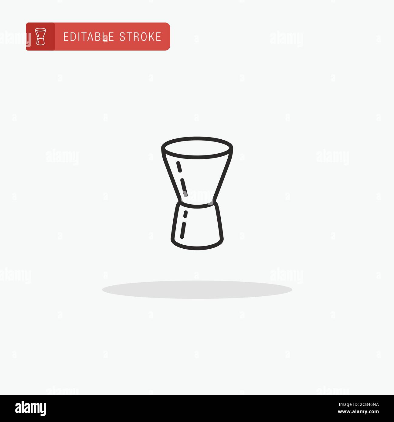 Jigger icon vector. Jigger icon for presentation Stock Vector Image ...