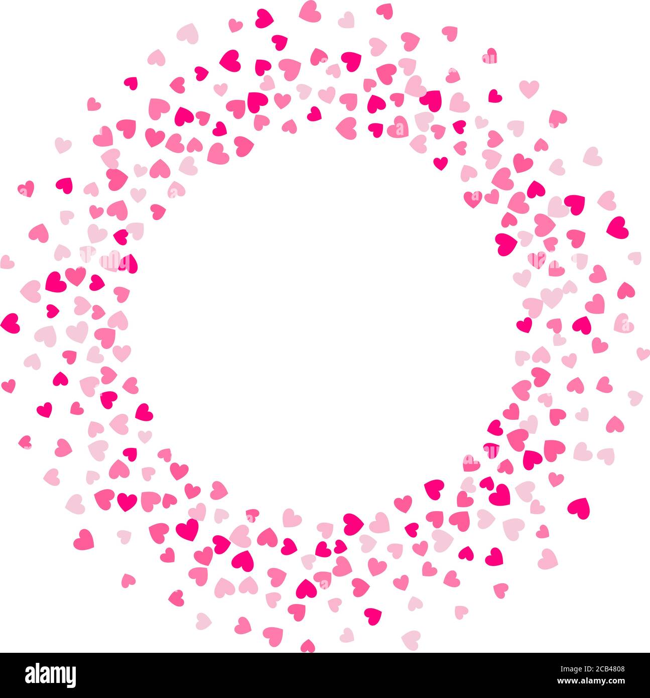Cute little hearts pattern, random order. Perfect pink hearts backround ...