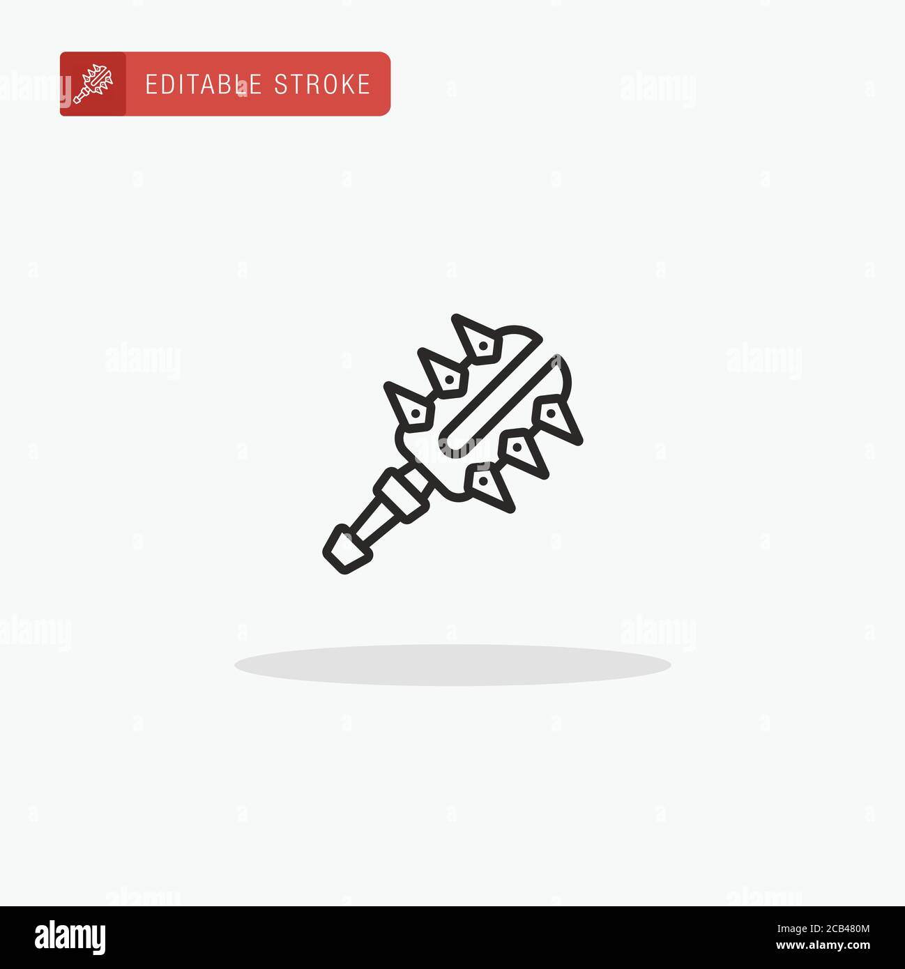 Mace icon vector. Mace icon for presentation Stock Vector Image & Art ...