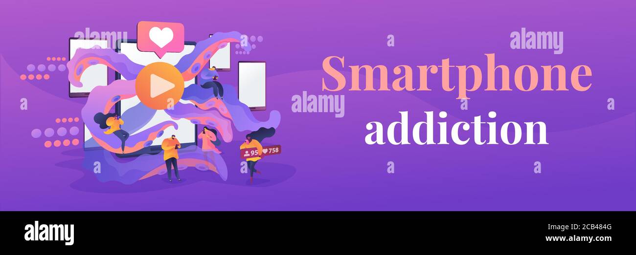 Addiction web Stock Vector Images - Alamy